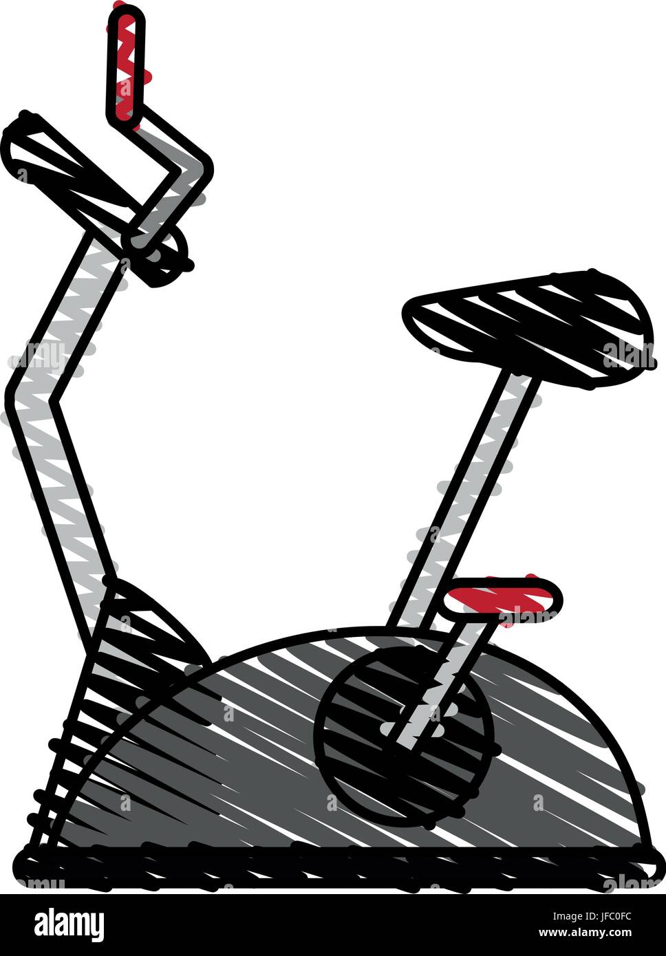 spinning bike vector illustration Stock Vector Image & Art - Alamy