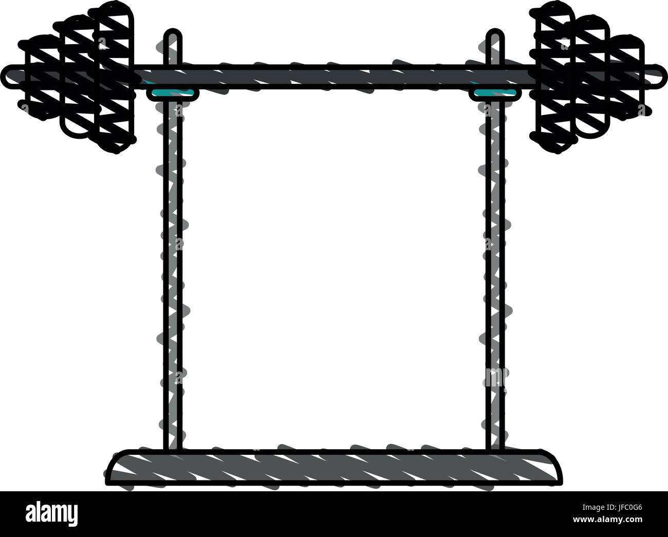 barbell vector illustration Stock Vector Image & Art - Alamy