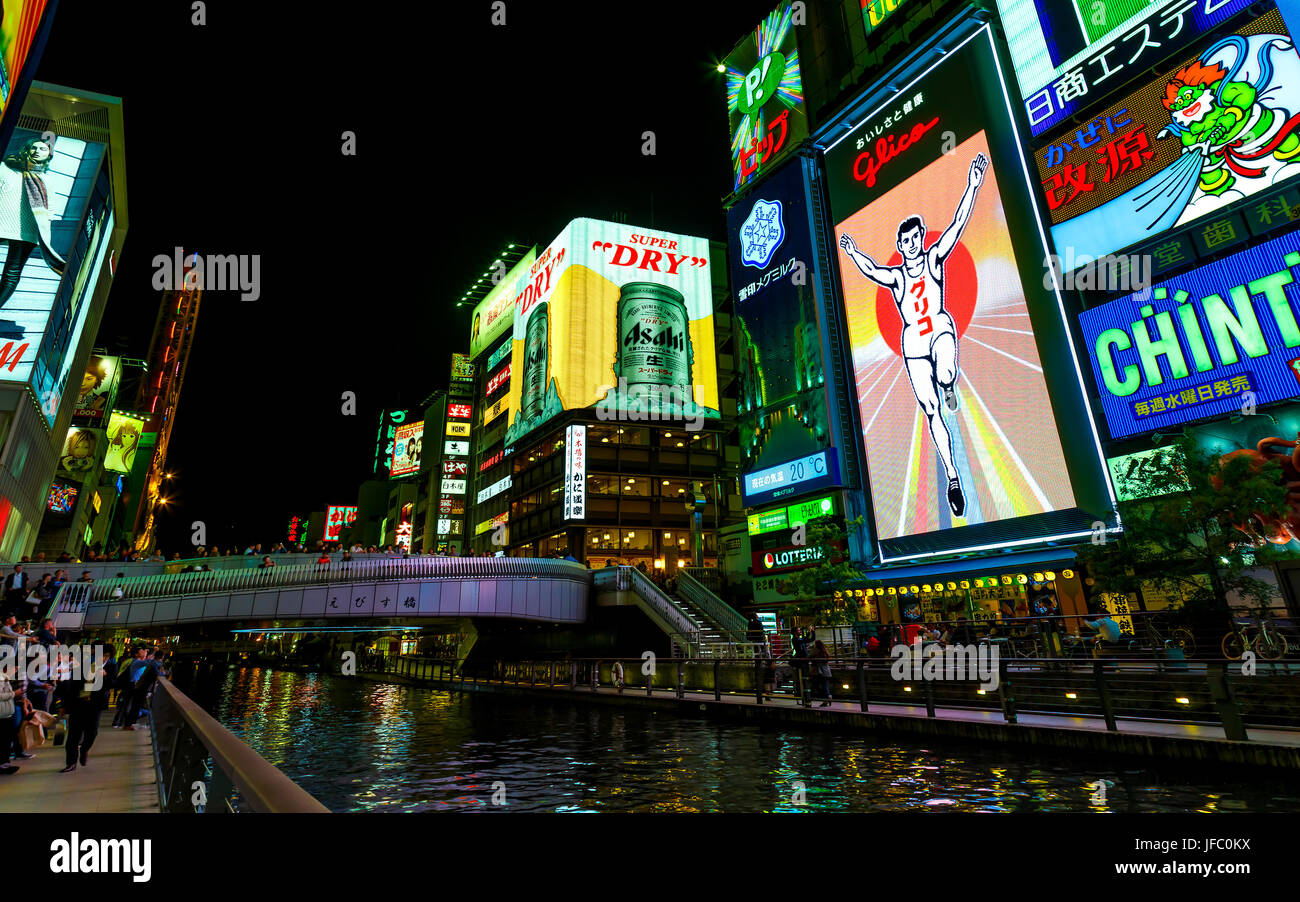 Glico Man Osaka High Resolution Stock Photography and Images - Alamy