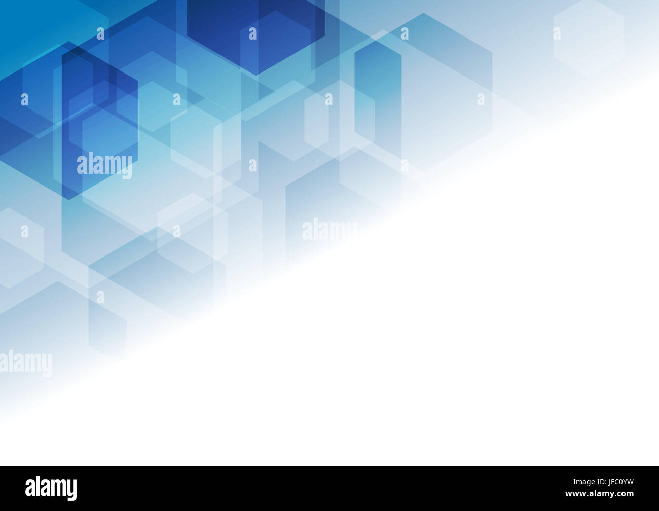 Bright blue tech geometric background Stock Photo - Alamy