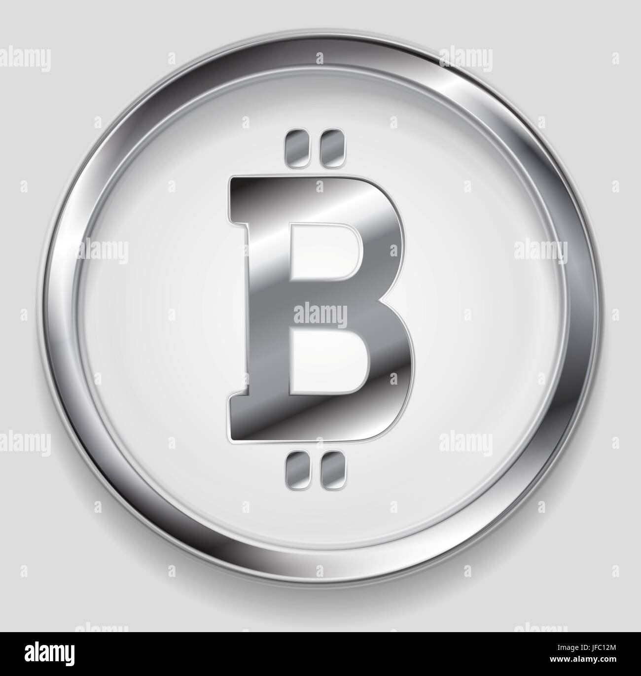 Currency metal icon bitcoin design hi-res stock photography and images ...