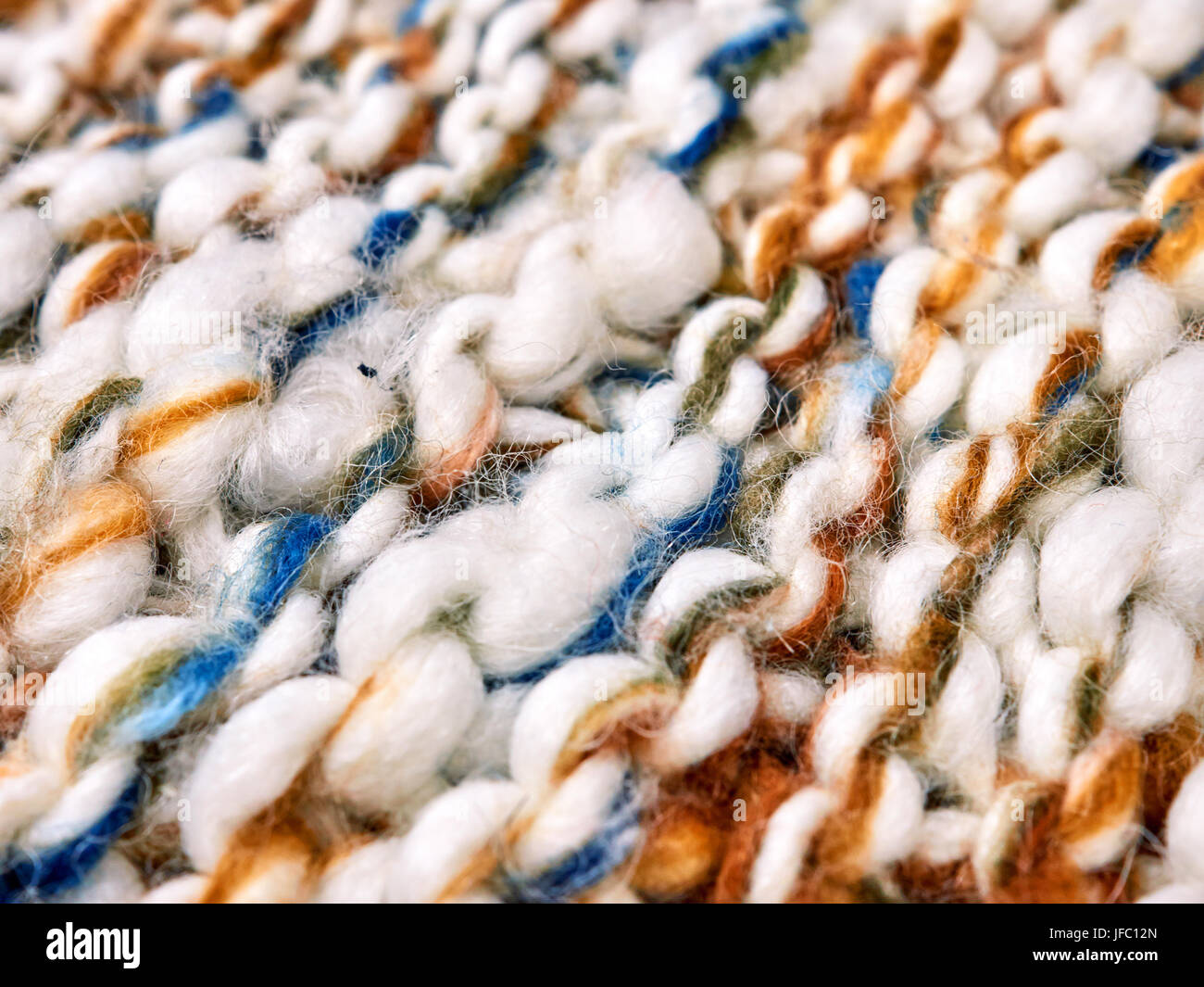 Knitted product carpet plaid close up fiber thread texture wool shaggy ...