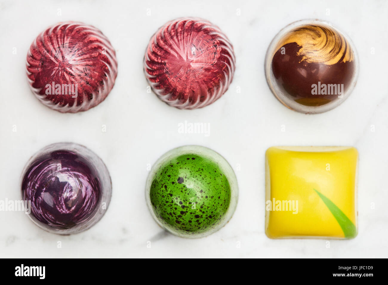 Set of various hand-made candies Stock Photo - Alamy