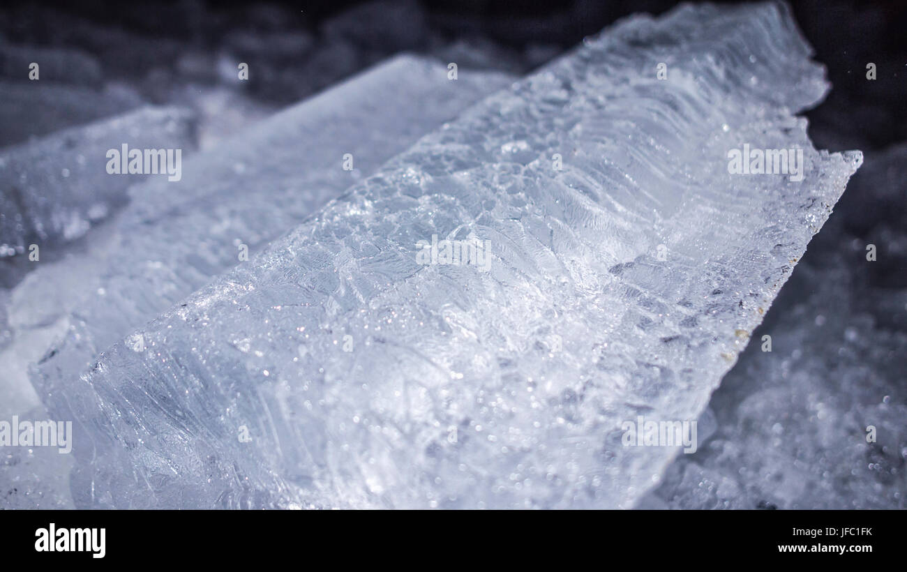 Ice steps in caves of national park Durmitor. Montenegro Stock Photo ...