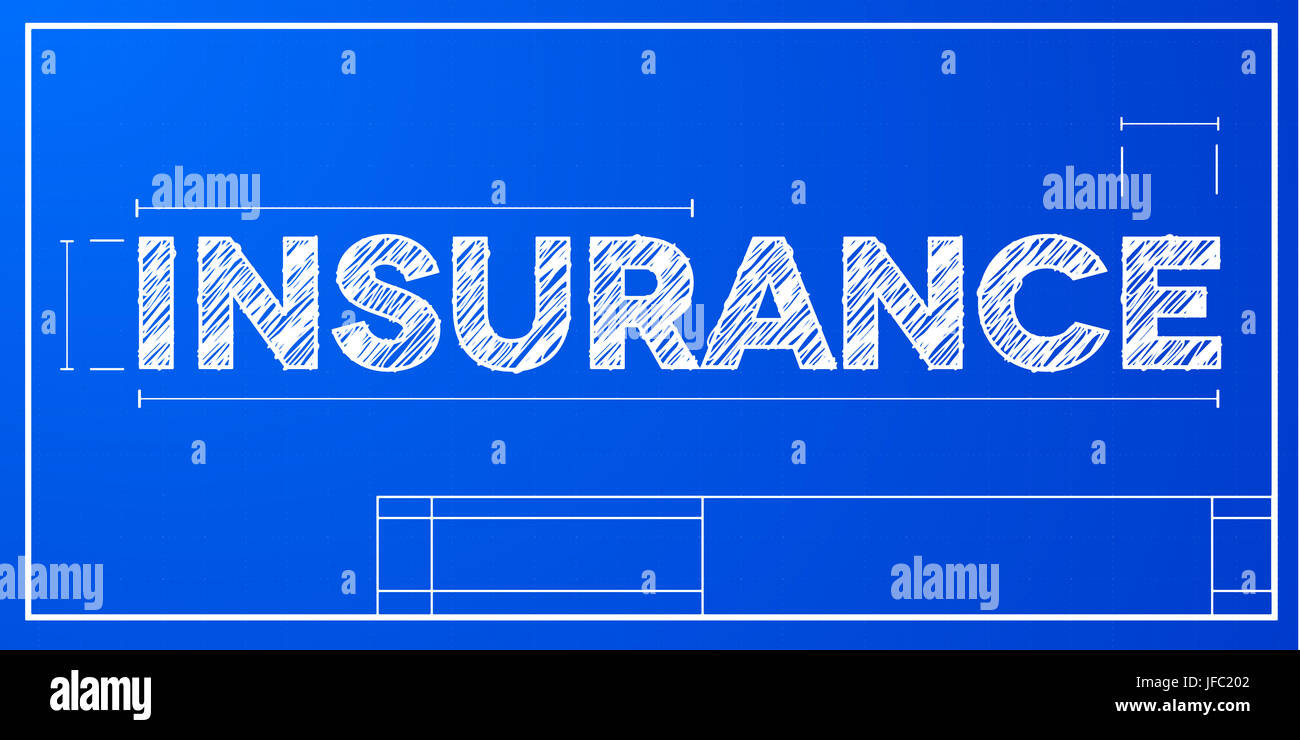 blueprint concept Insurance Stock Photo - Alamy