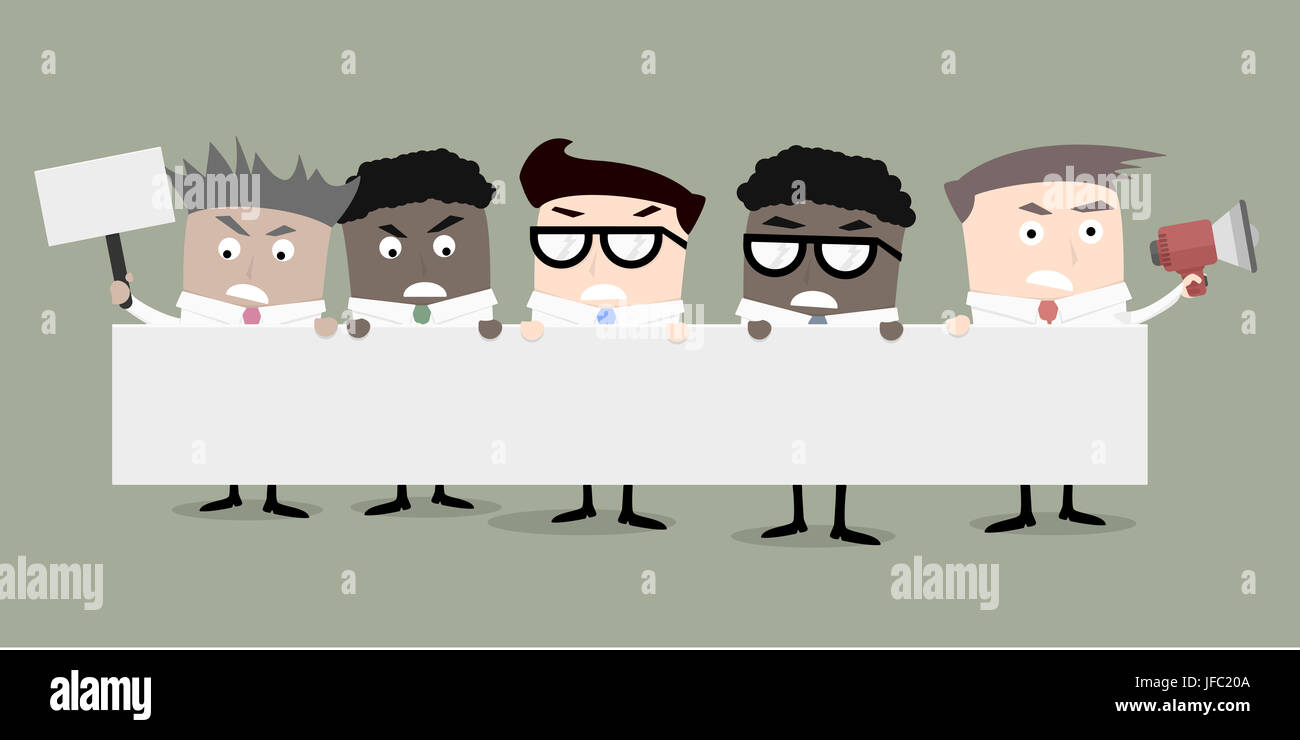 Crowd of men protesting hi-res stock photography and images - Alamy