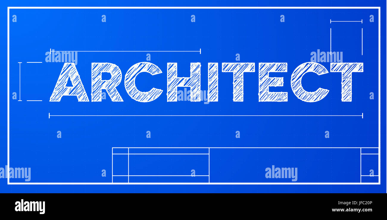 blueprint concept Architect Stock Photo - Alamy