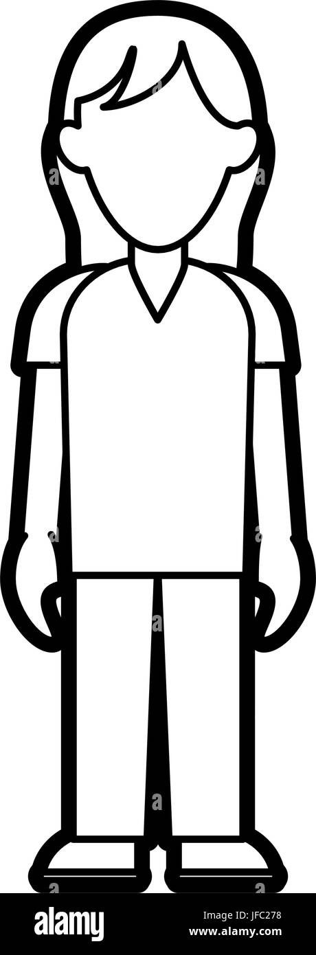 Woman vector illustration Stock Vector Image & Art - Alamy