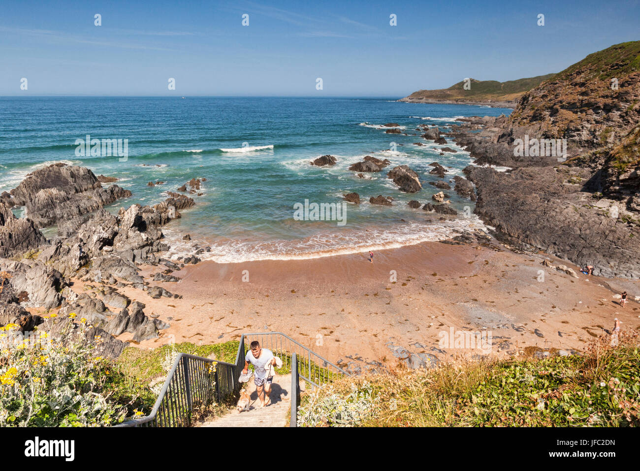 Devon sandy beach hi-res stock photography and images - Alamy