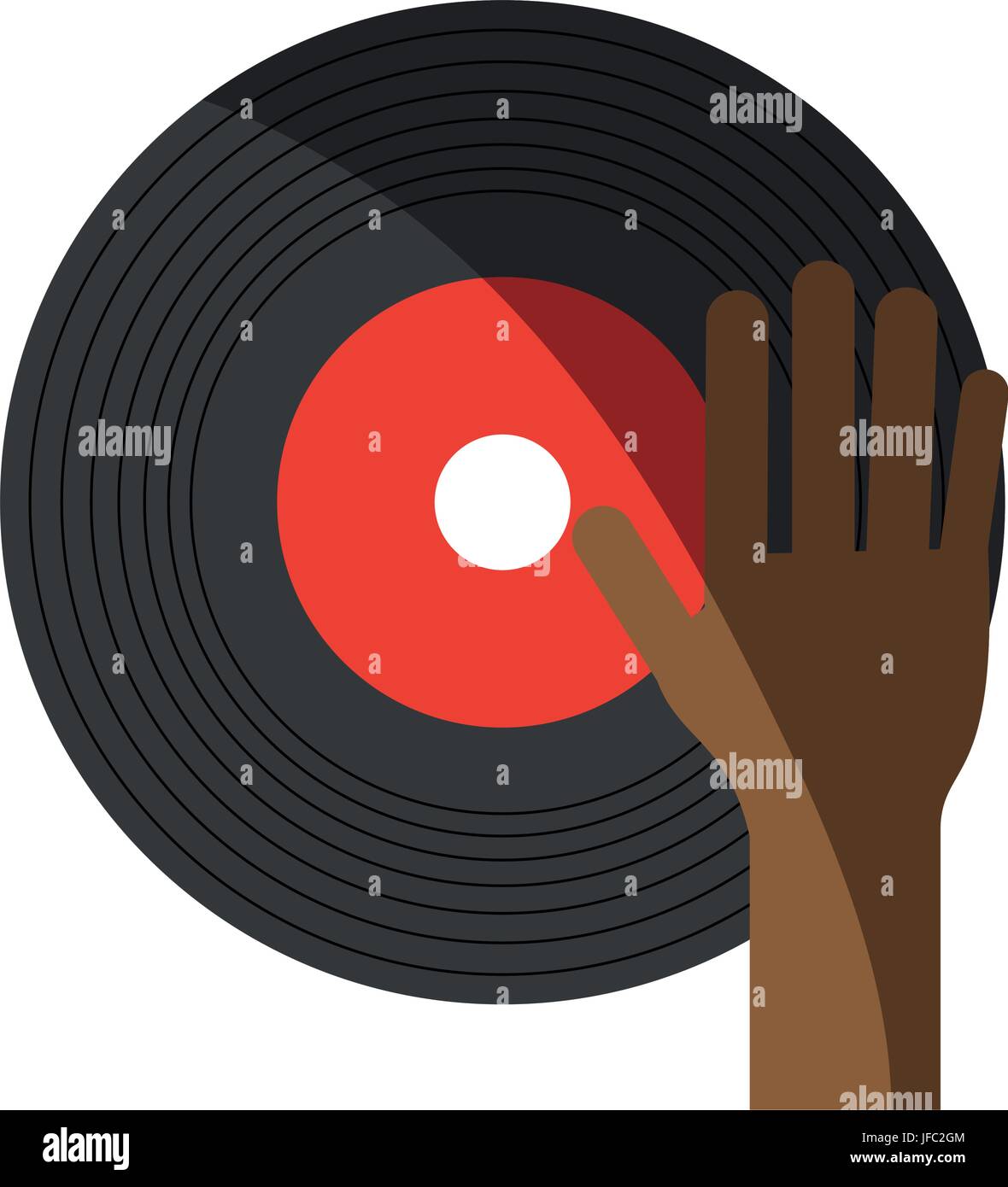 Turntable music hand Stock Vector Image & Art - Alamy