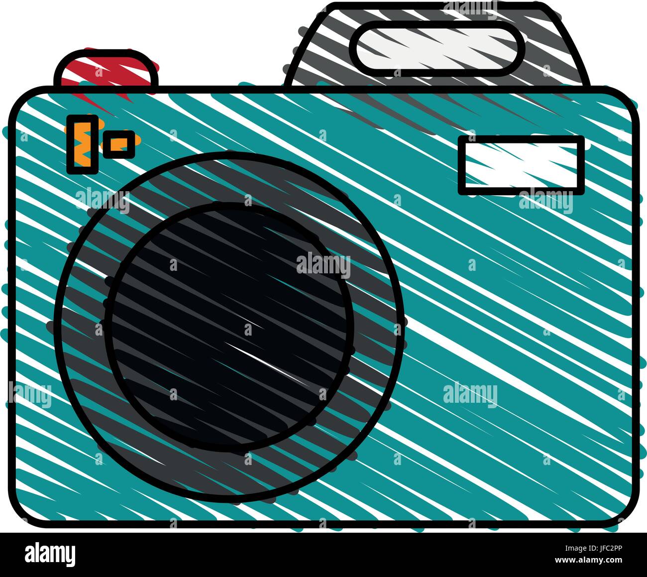 Doodle digital camera electronic Stock Vector Images - Alamy
