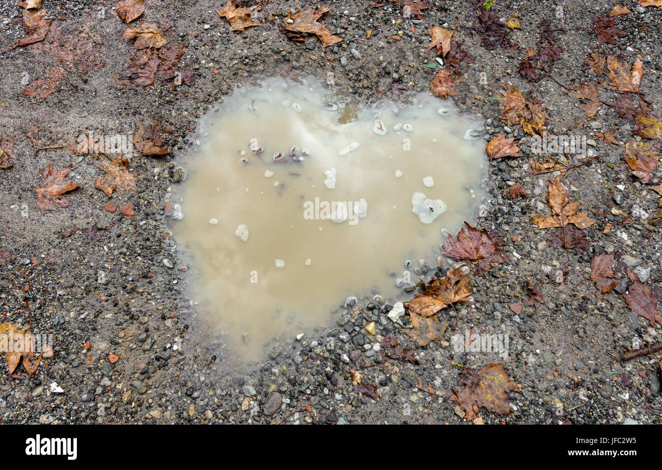 Reflection Puddle Sad High Resolution Stock Photography and Images - Alamy