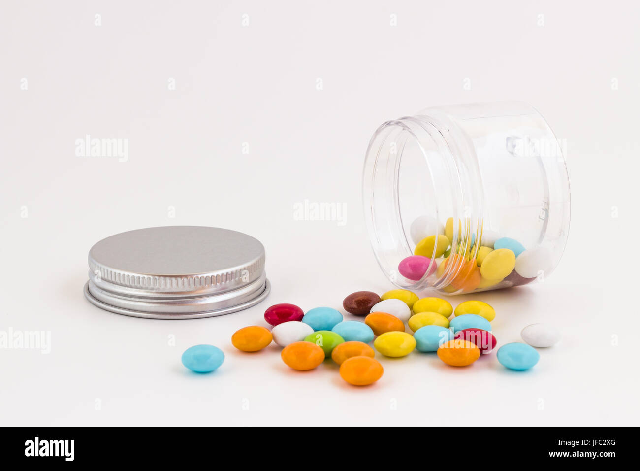 Colored chocolate smarties Stock Photo - Alamy