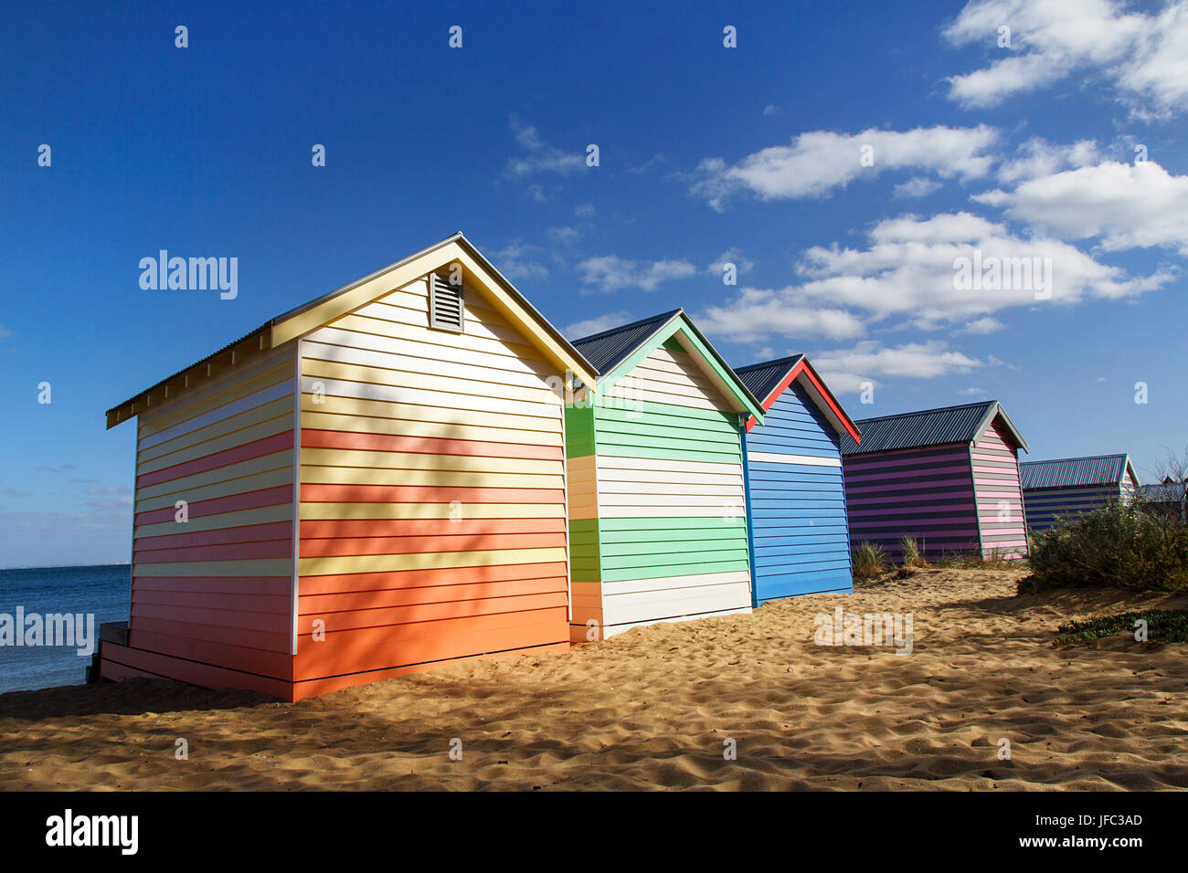 Brighton Beach Huts - Melbourne, Australia Stock Photo - Alamy