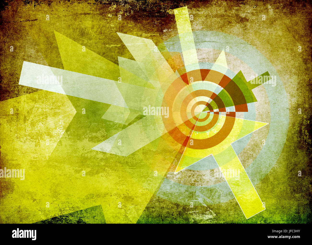 abstract target concept old paper background Stock Photo - Alamy