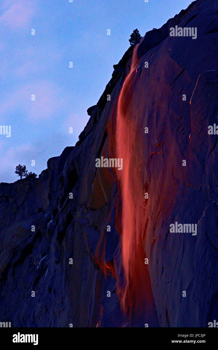 Horsetail Fall Yosemite High Resolution Stock Photography and Images ...