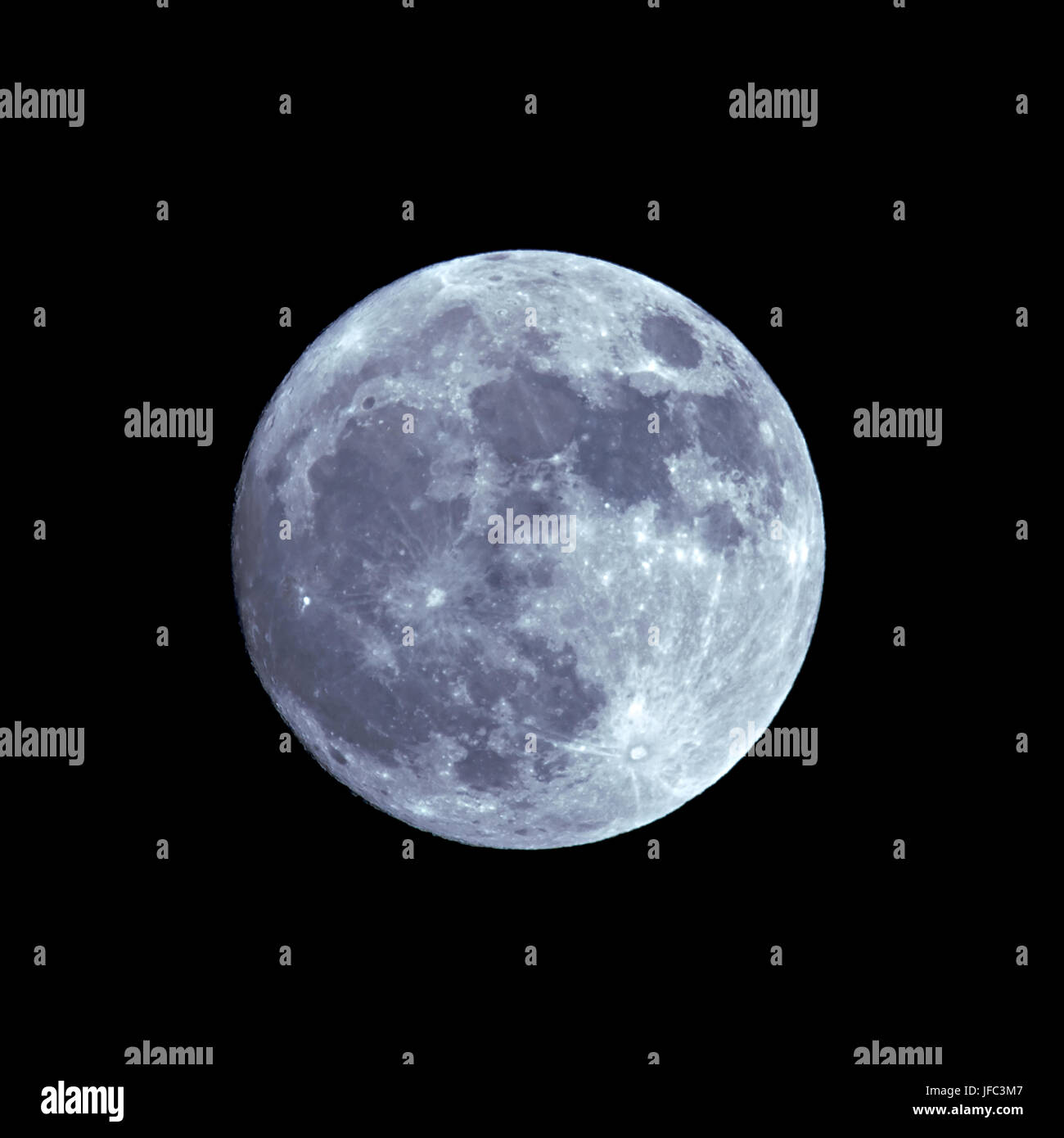 Full moon on the dark night Stock Photo - Alamy