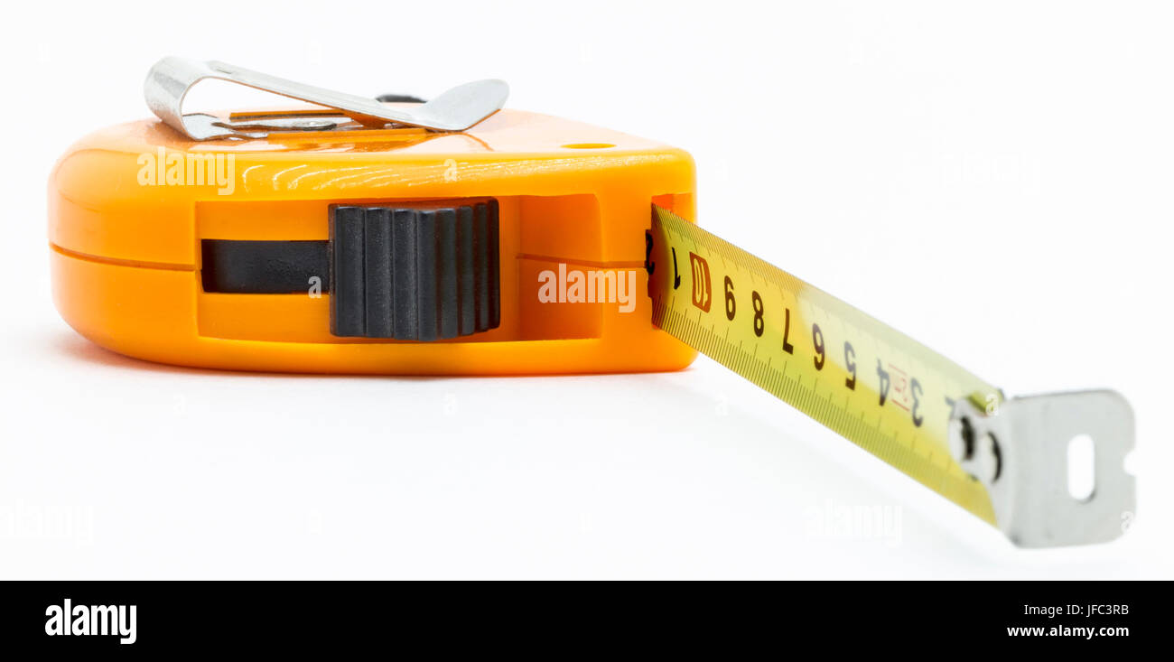 Orange ribbon tape Cut Out Stock Images & Pictures - Alamy