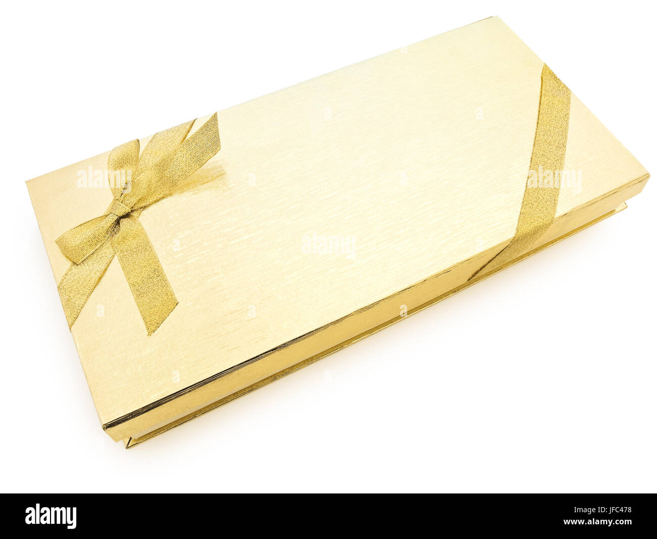 Golden Gift Box Stock Photo - Alamy