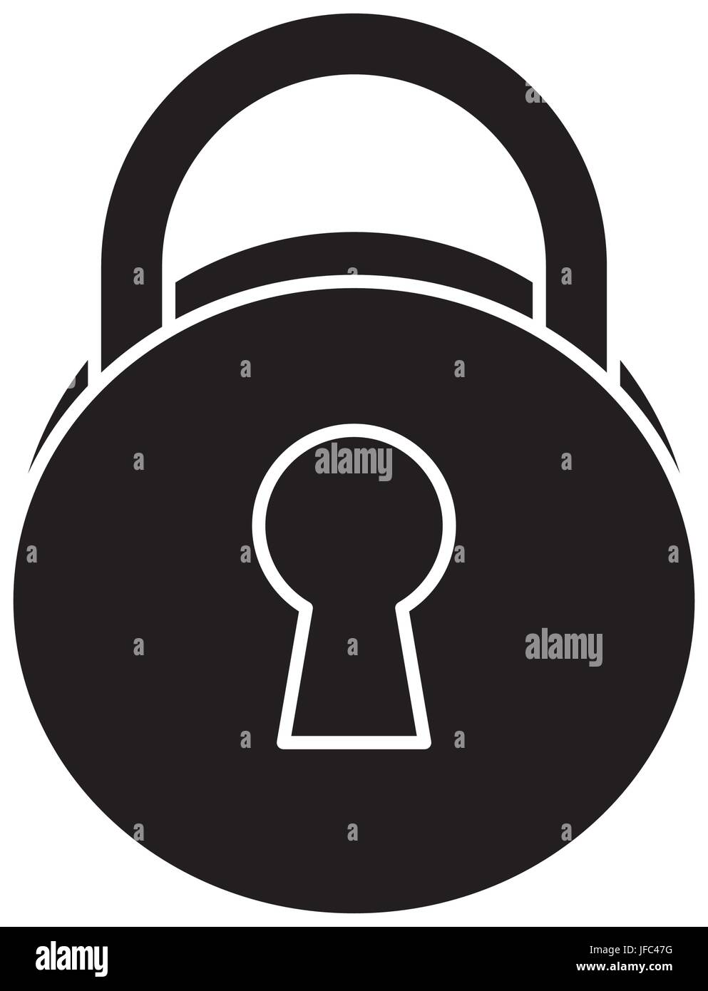 padlock icon image Stock Vector Image & Art - Alamy