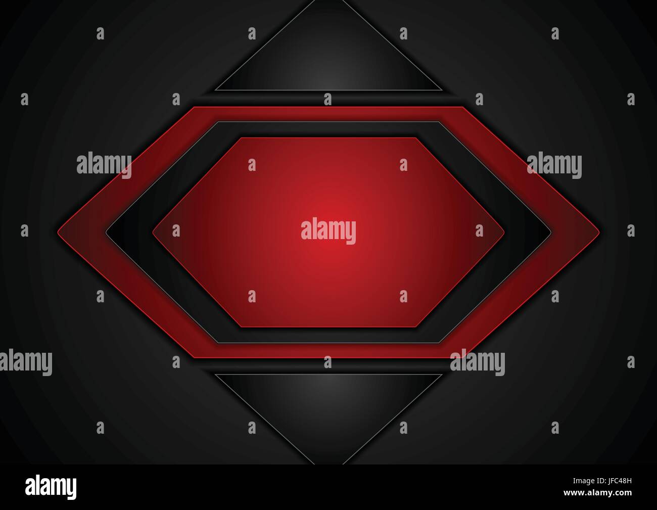 Dark red abstract tech geometric vector background Stock Vector Image ...