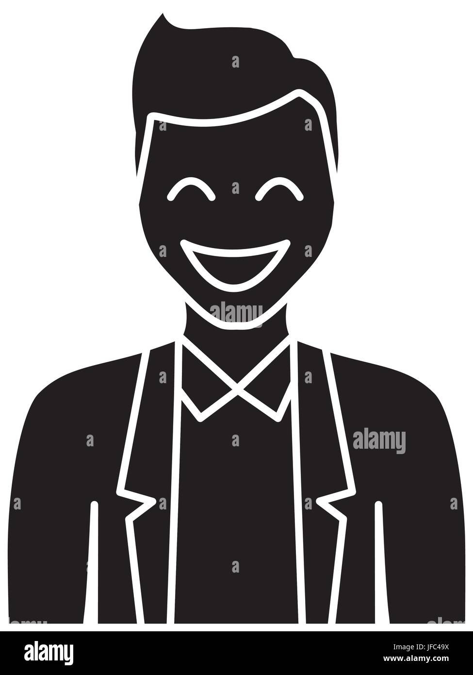 cartoon man icon Stock Vector Image & Art - Alamy