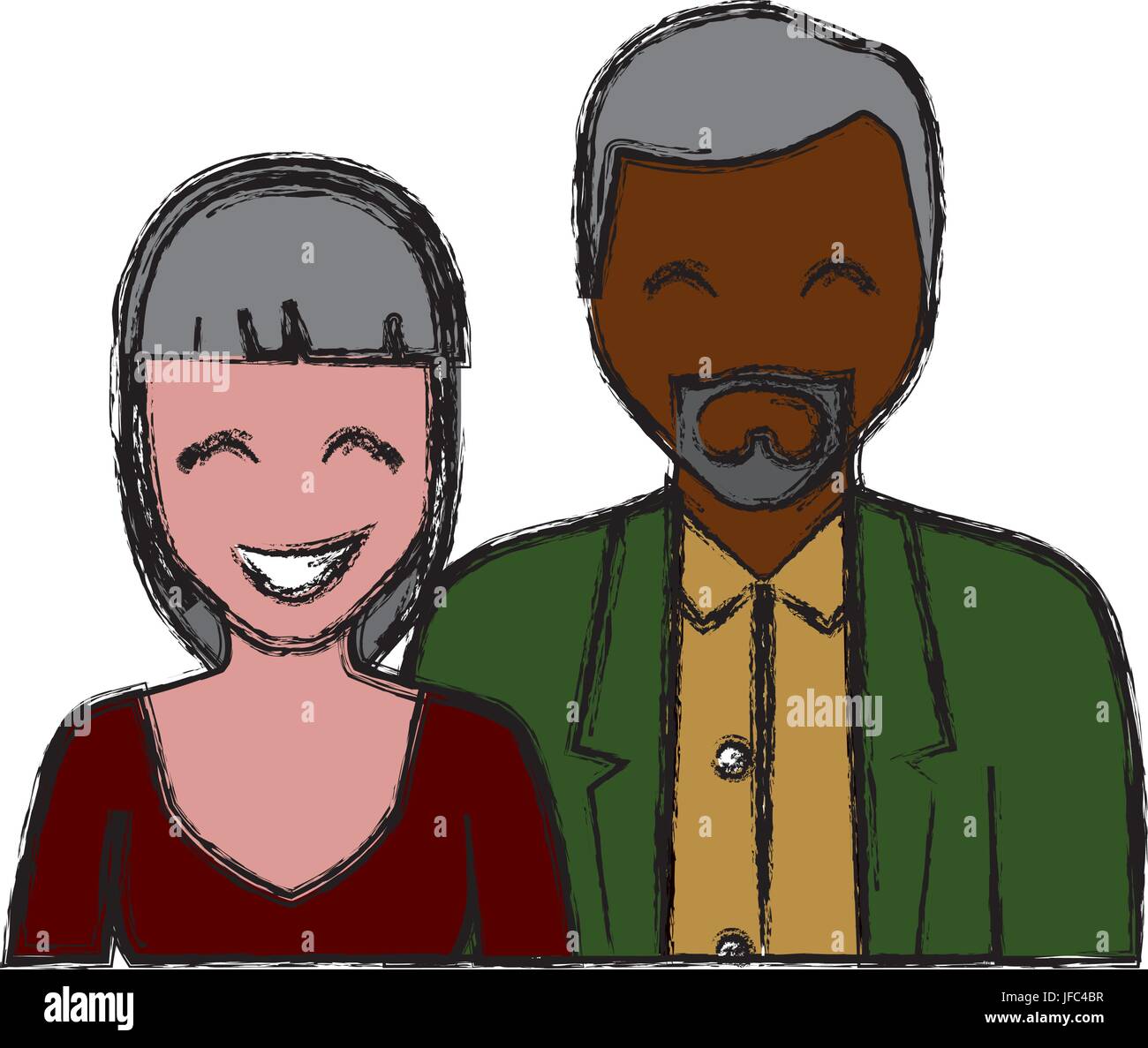 happy couple icon Stock Vector Image & Art - Alamy