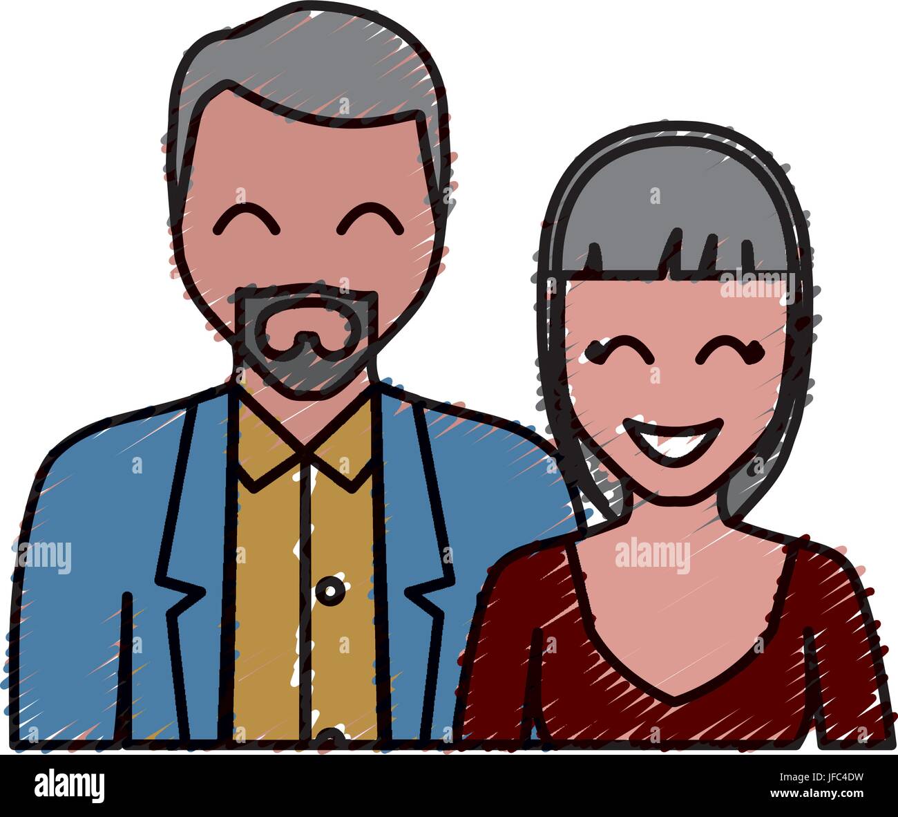 happy couple icon Stock Vector Image & Art - Alamy