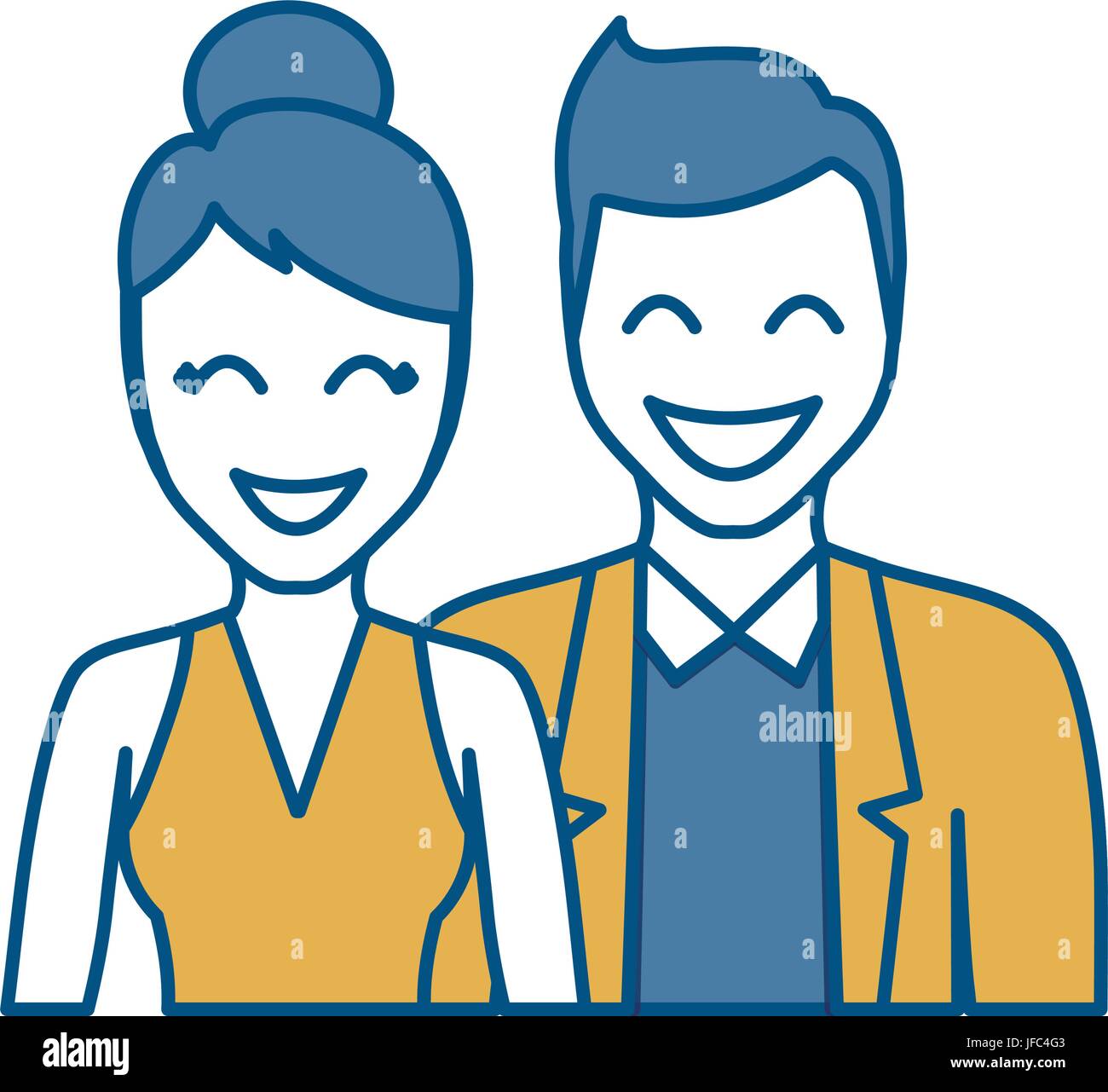 happy couple icon Stock Vector Image & Art - Alamy