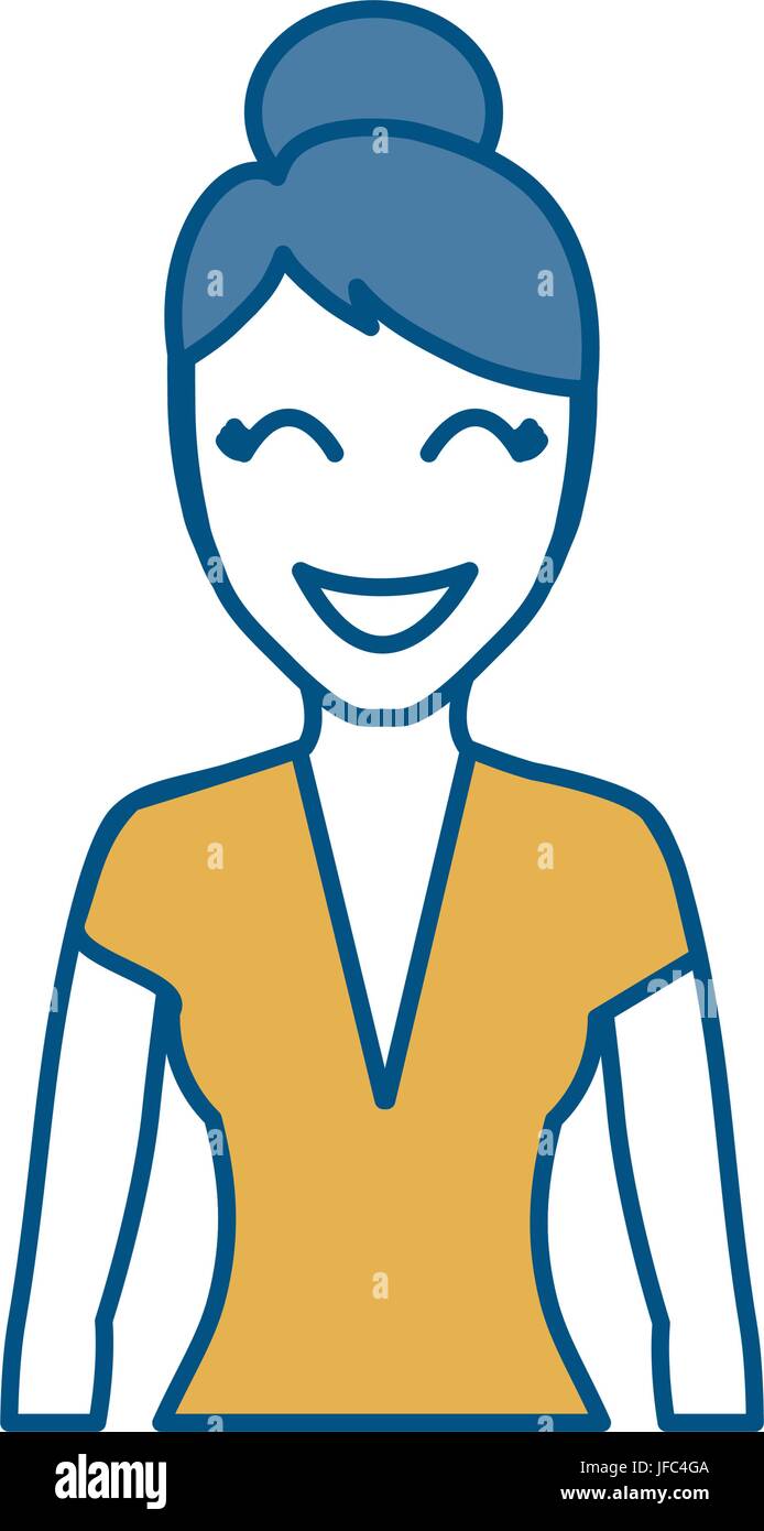 cartoon woman icon Stock Vector Image & Art - Alamy