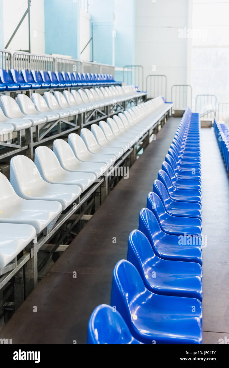 number of seats on the grandstand Stock Photo - Alamy