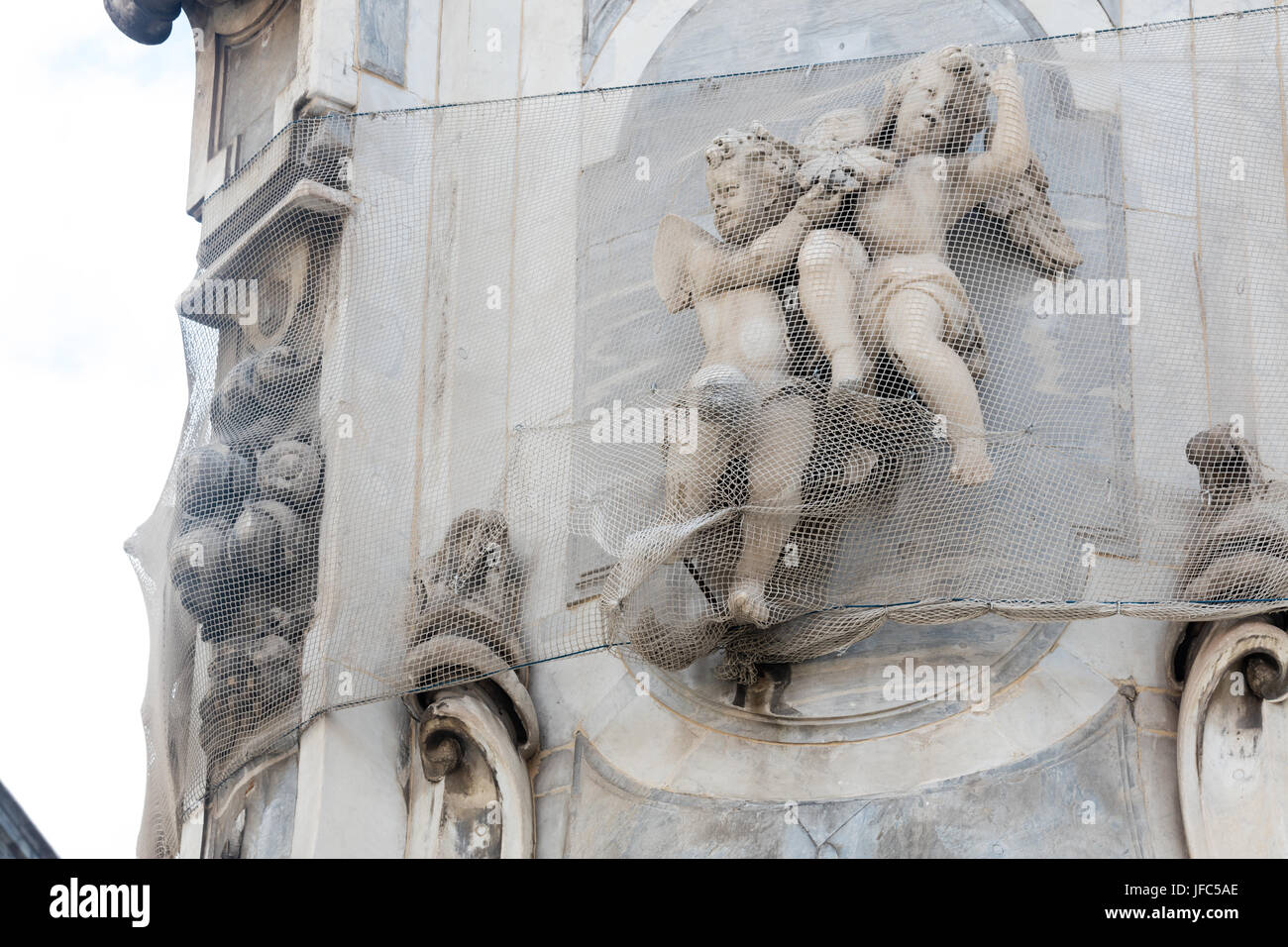 Obelisk in New Jesus square Stock Photo - Alamy
