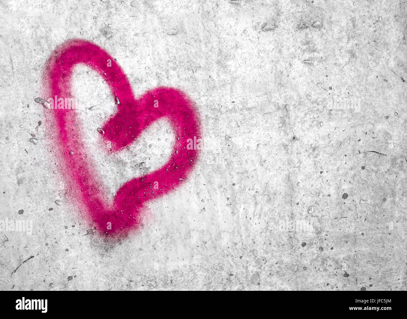 Pink heart drawing hi-res stock photography and images - Alamy