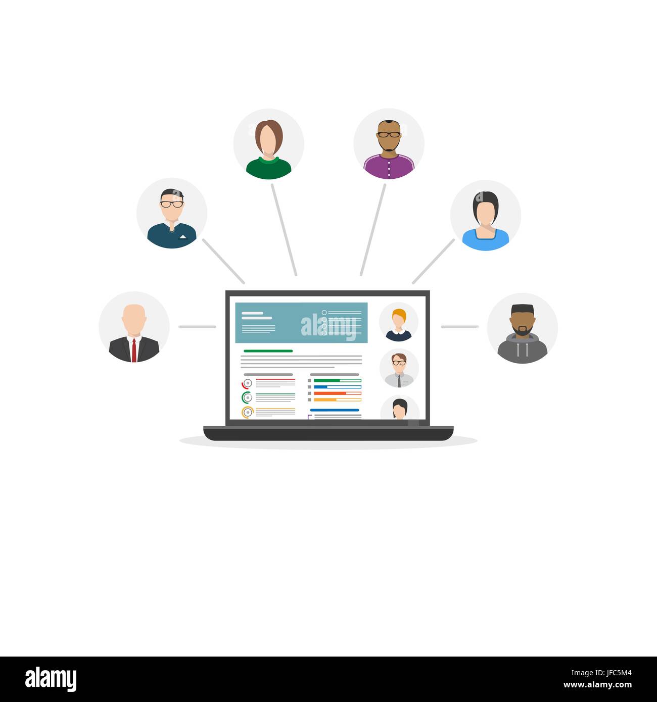 Icon hr management human Stock Vector Images - Alamy