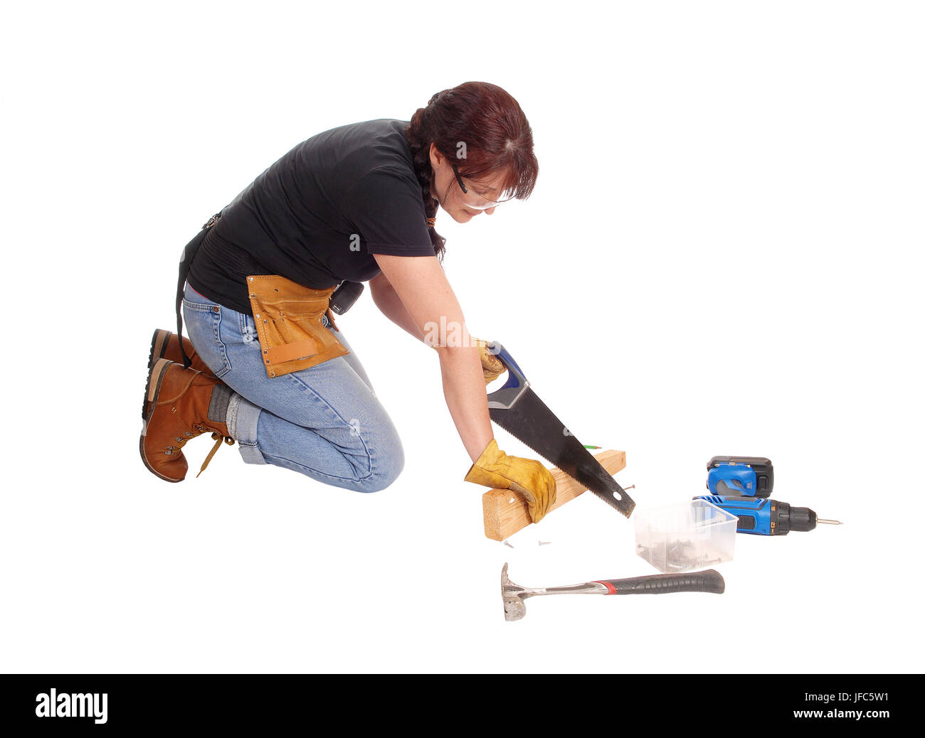 Working woman home Cut Out Stock Images & Pictures - Alamy