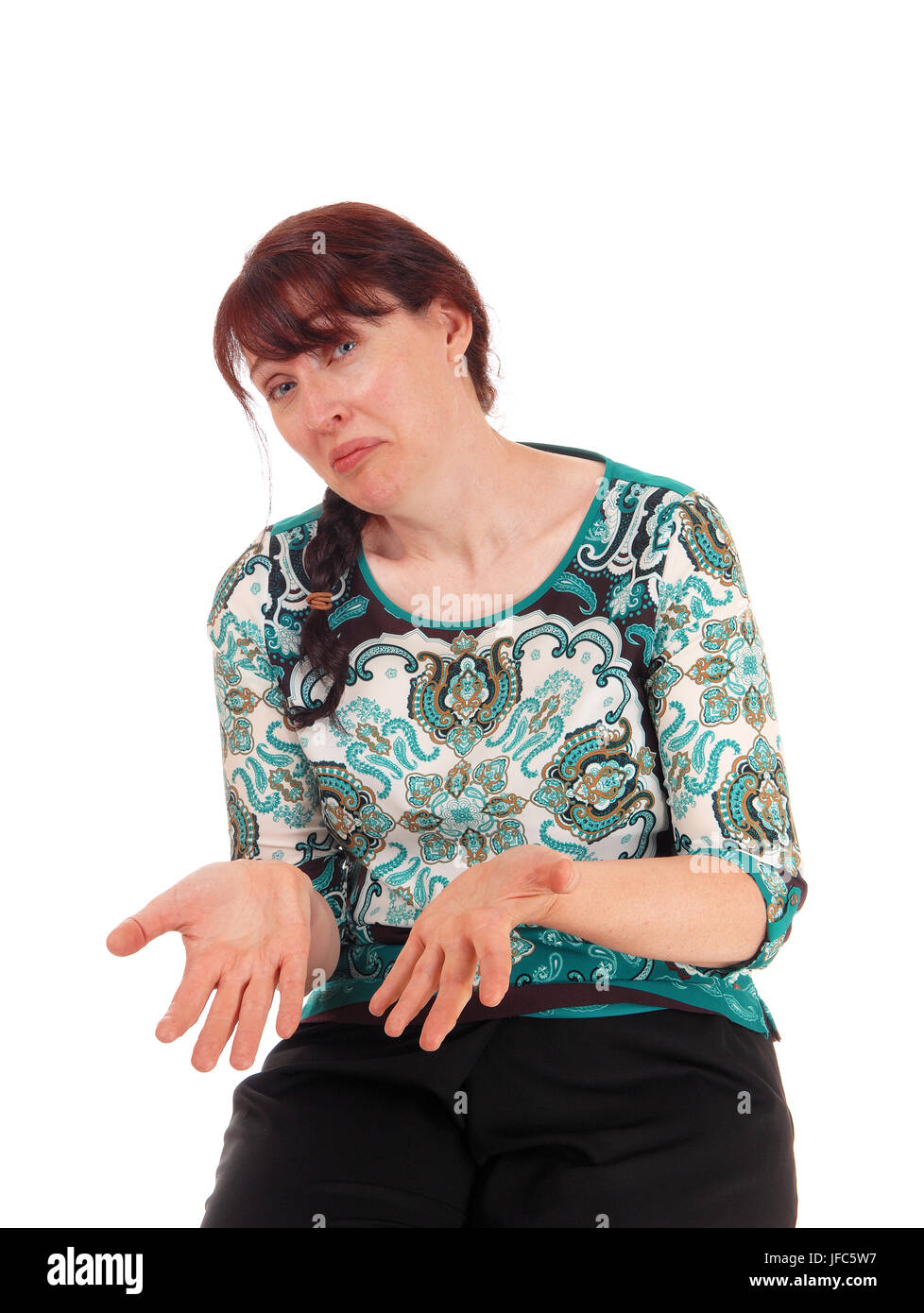 Woman is very disappointed Stock Photo - Alamy