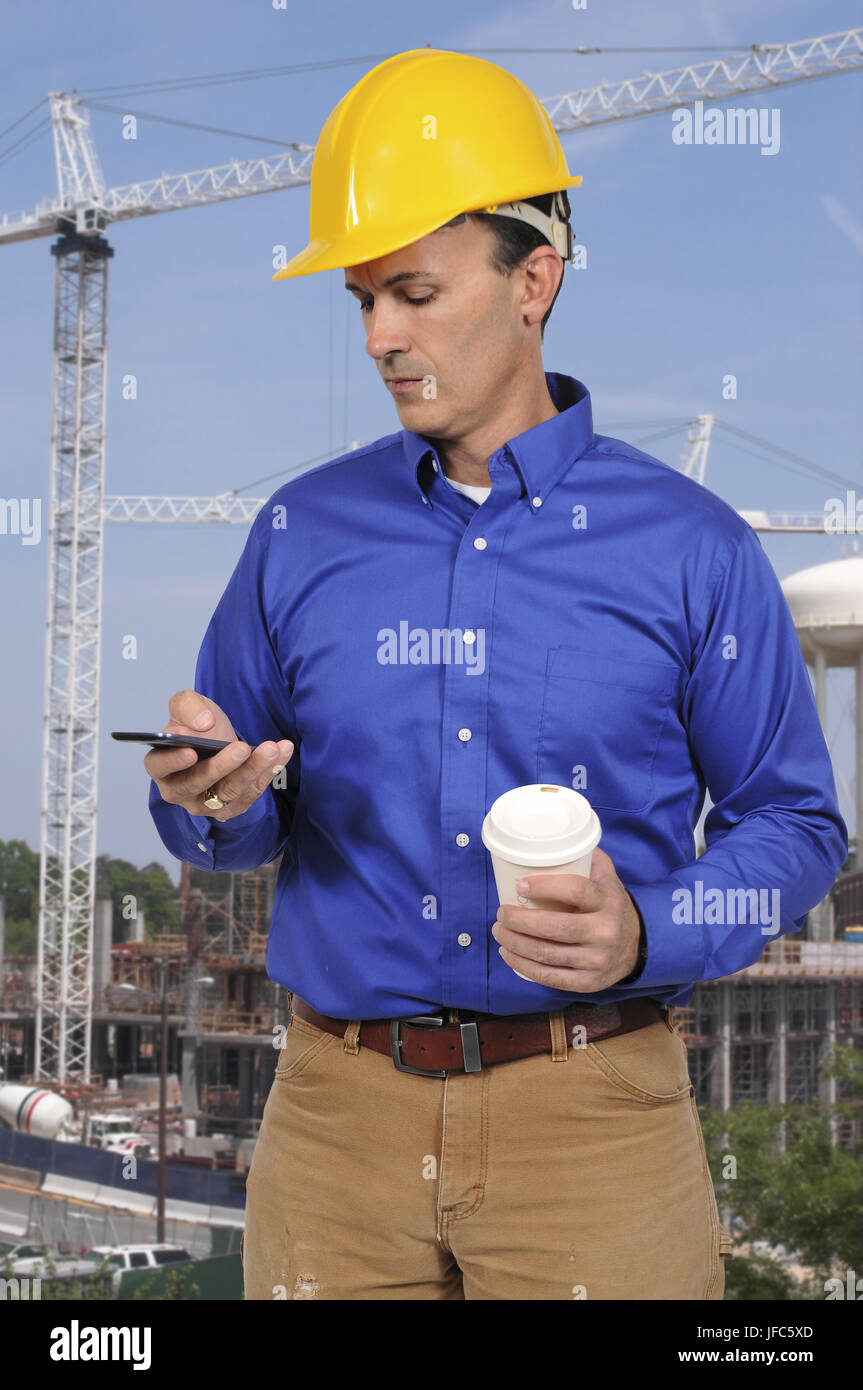 Man Construction Worker Stock Photo - Alamy