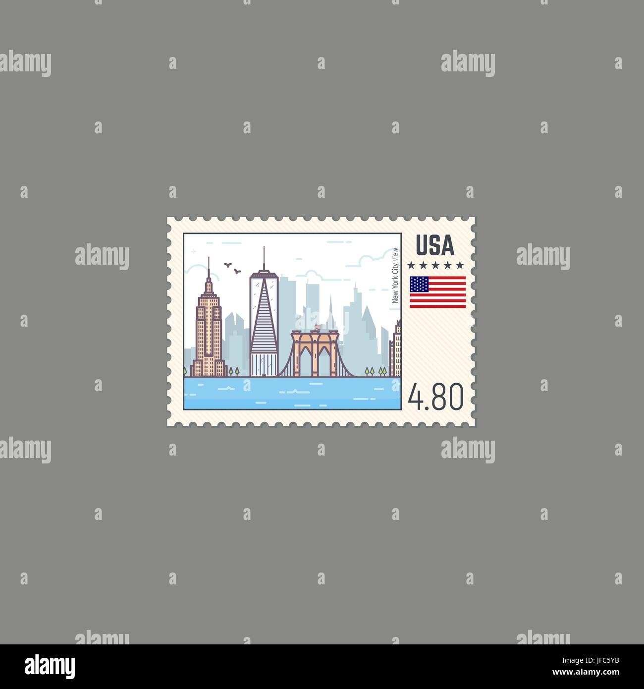 Vintage usa postage stamps hi-res stock photography and images - Alamy
