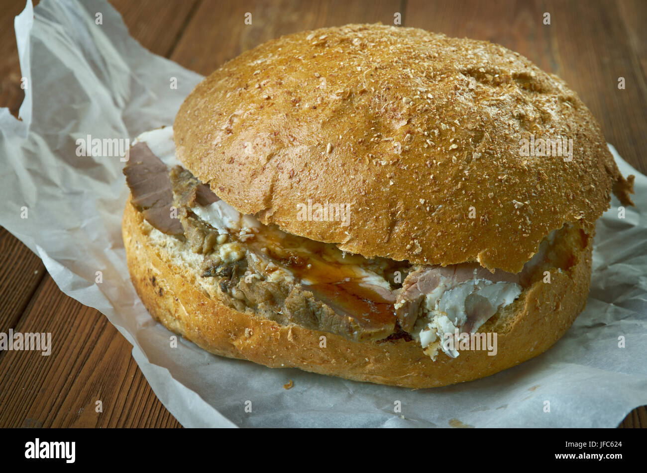 Beef on weck Stock Photo - Alamy
