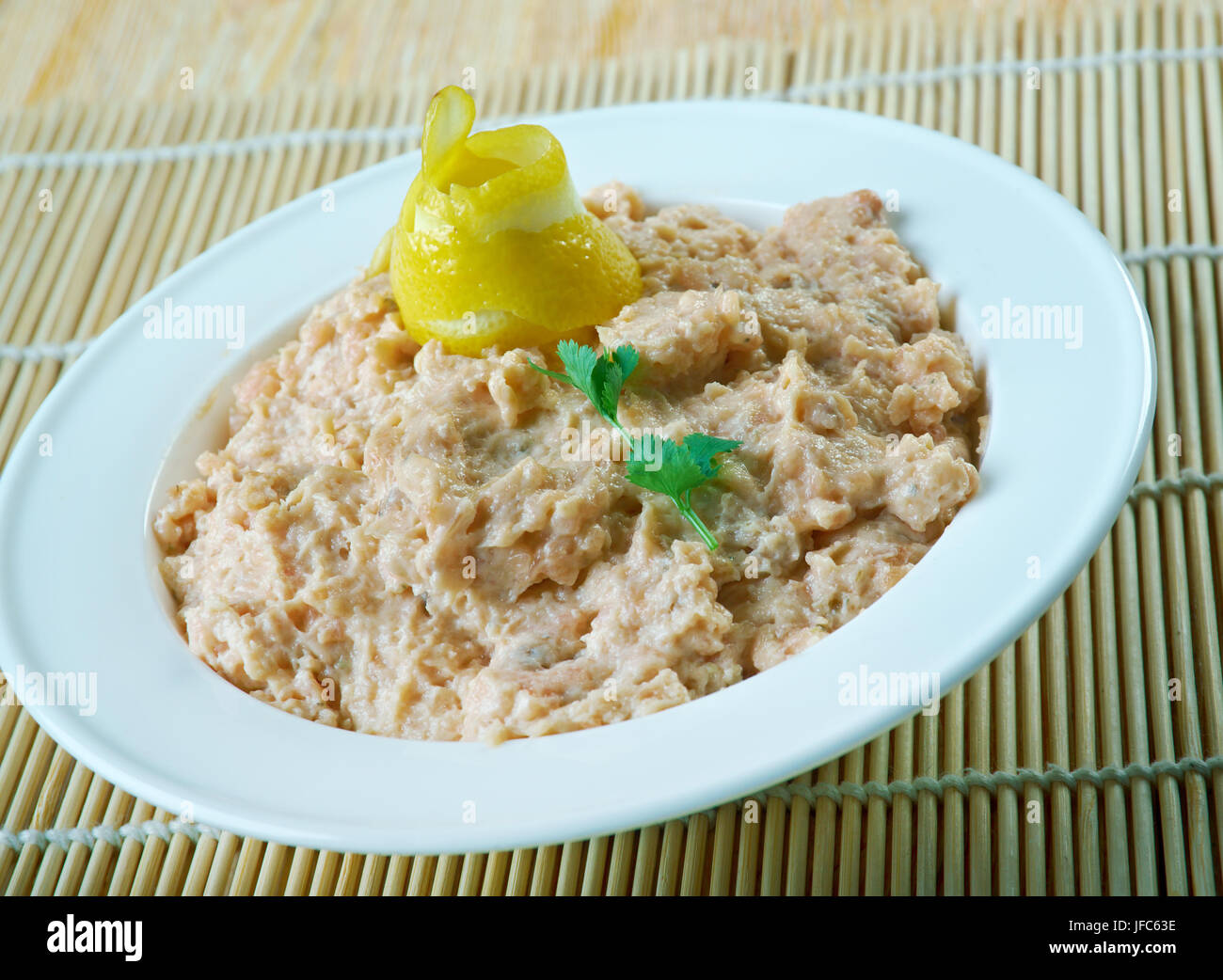 Smoked trout creamy spread hi-res stock photography and images - Alamy