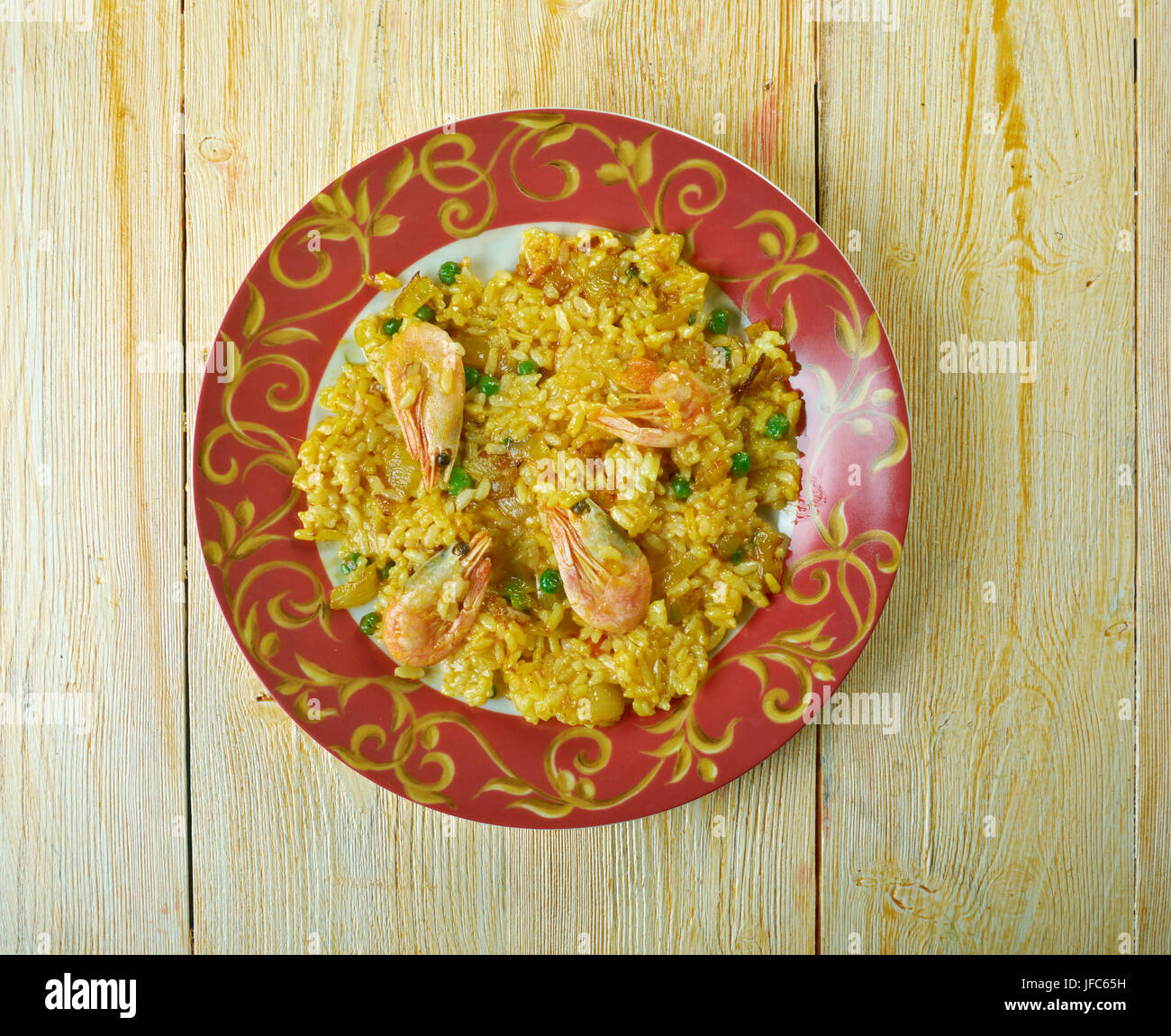 Egyptian seafood rice Stock Photo - Alamy