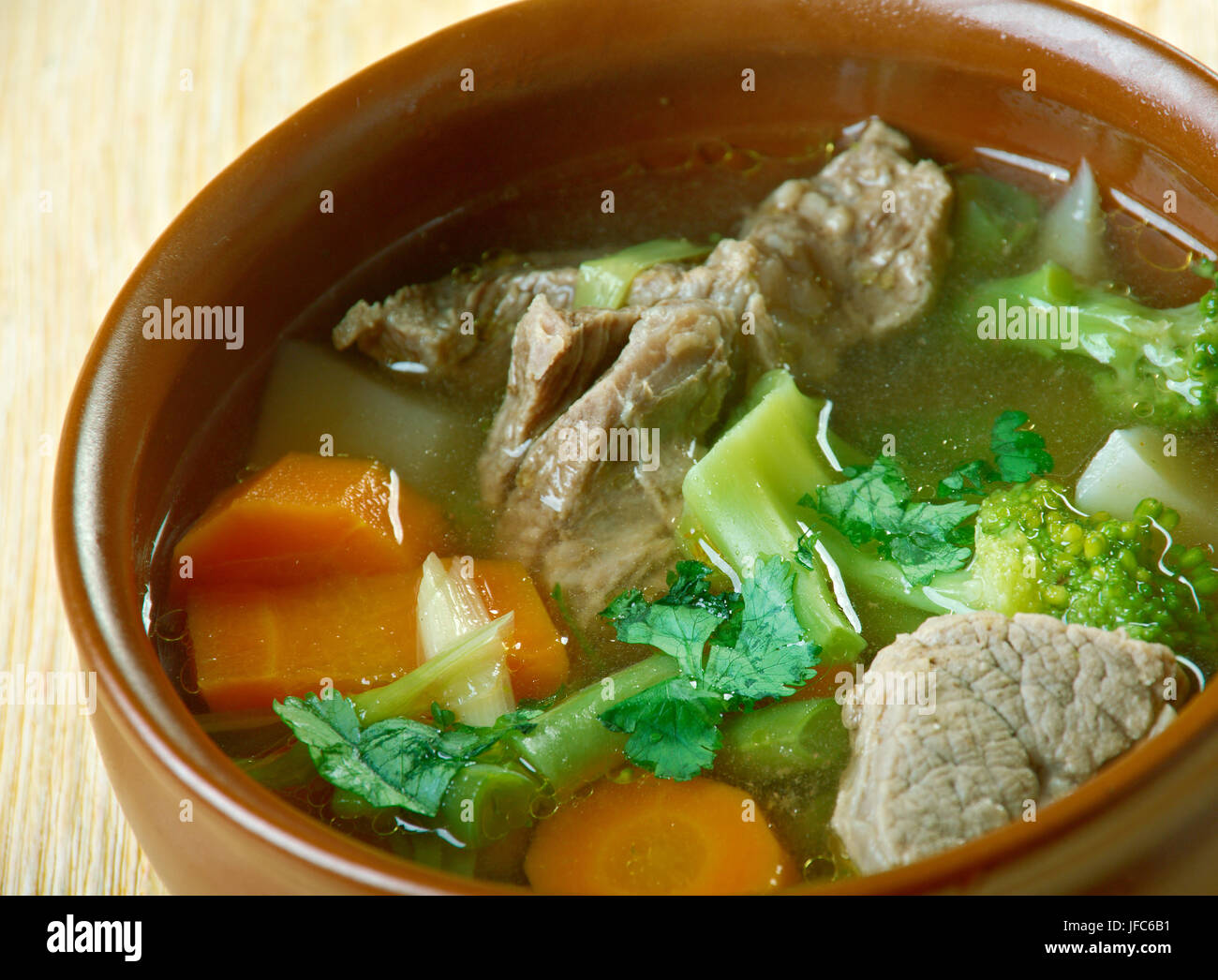 Spring Soup Garmugia Stock Photo - Alamy