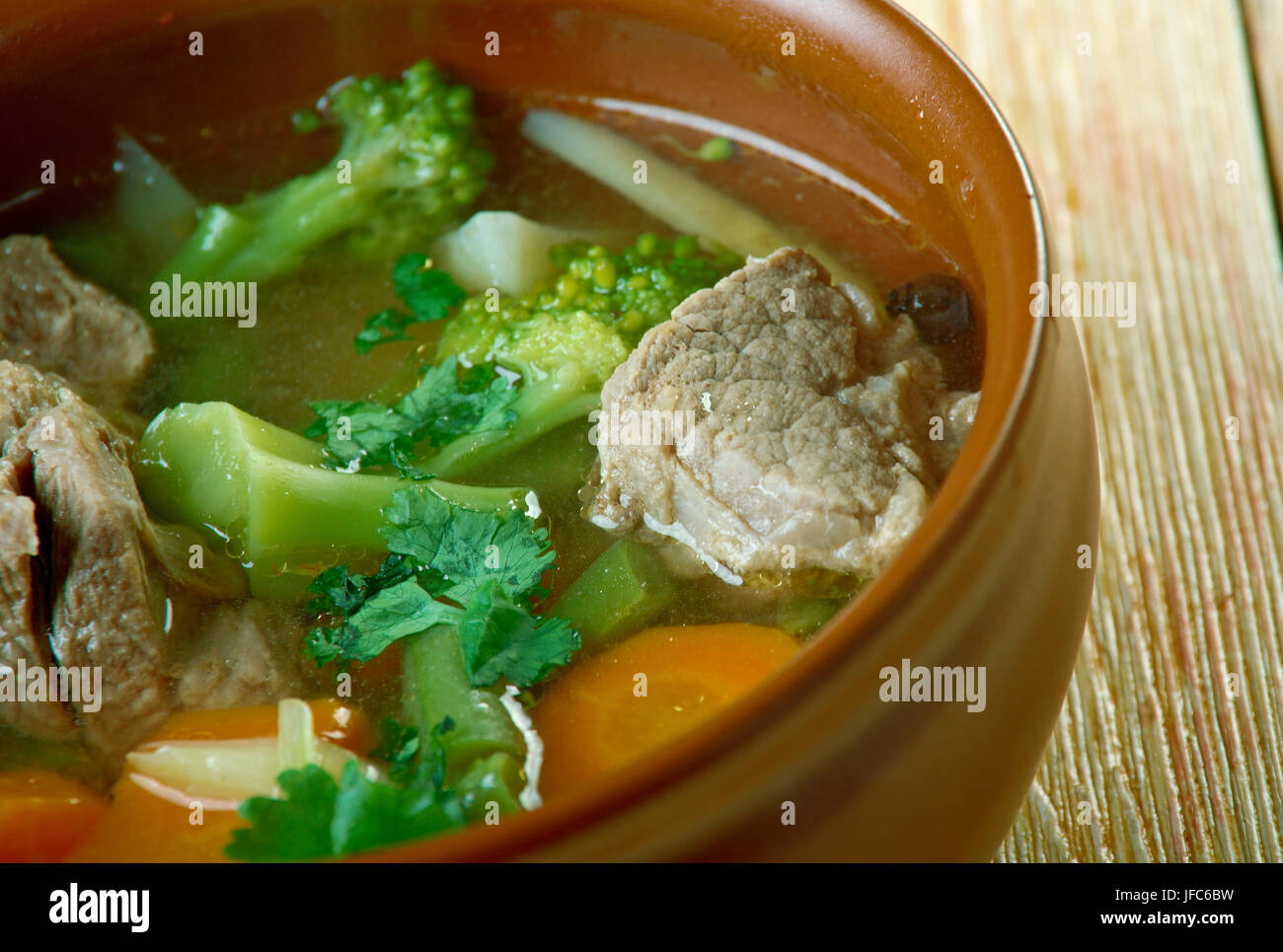 Spring Soup Garmugia Stock Photo - Alamy