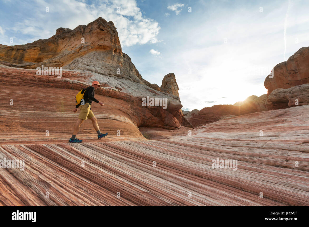 Hike in Utah Stock Photo - Alamy