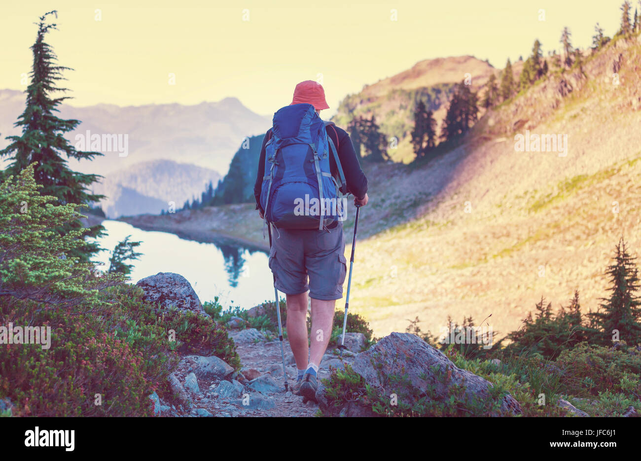 Hike in Baker Area Stock Photo - Alamy