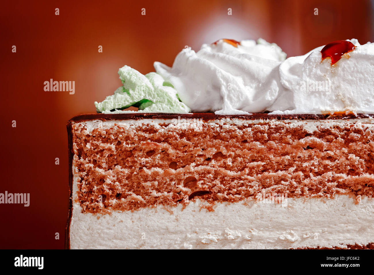 Piece of sweet cake Stock Photo - Alamy