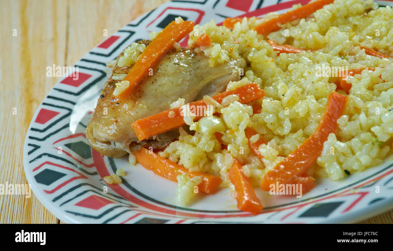 Persian Havij Polo Stock Photo - Alamy