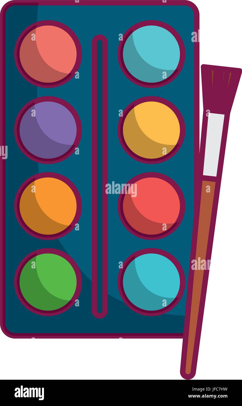 paint palette icon Stock Vector Image & Art - Alamy