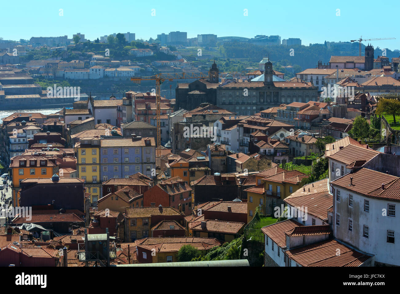 Porto city top view (Portugal Stock Photo - Alamy