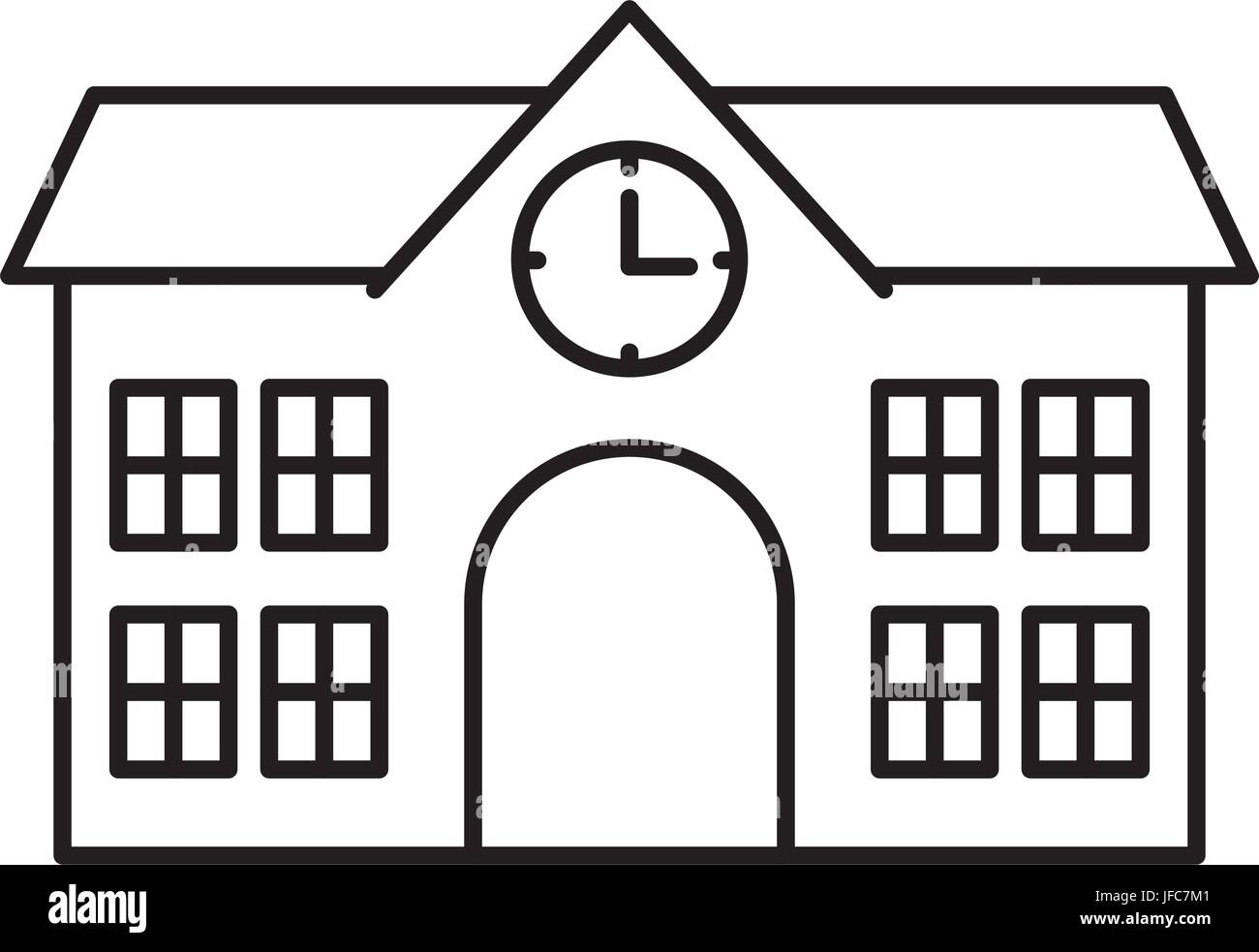 school building icon Stock Vector Image & Art - Alamy